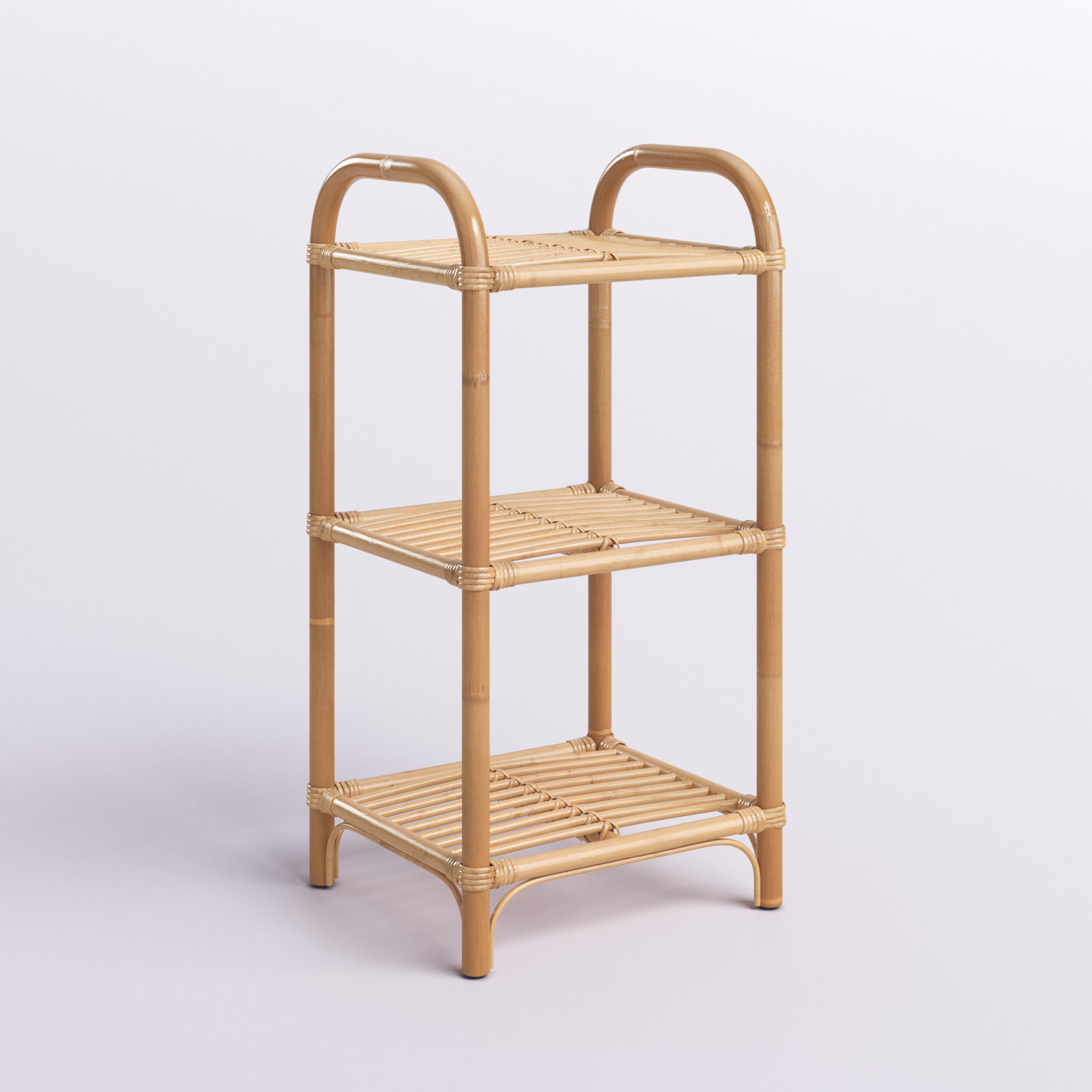 Cane shelf unit store